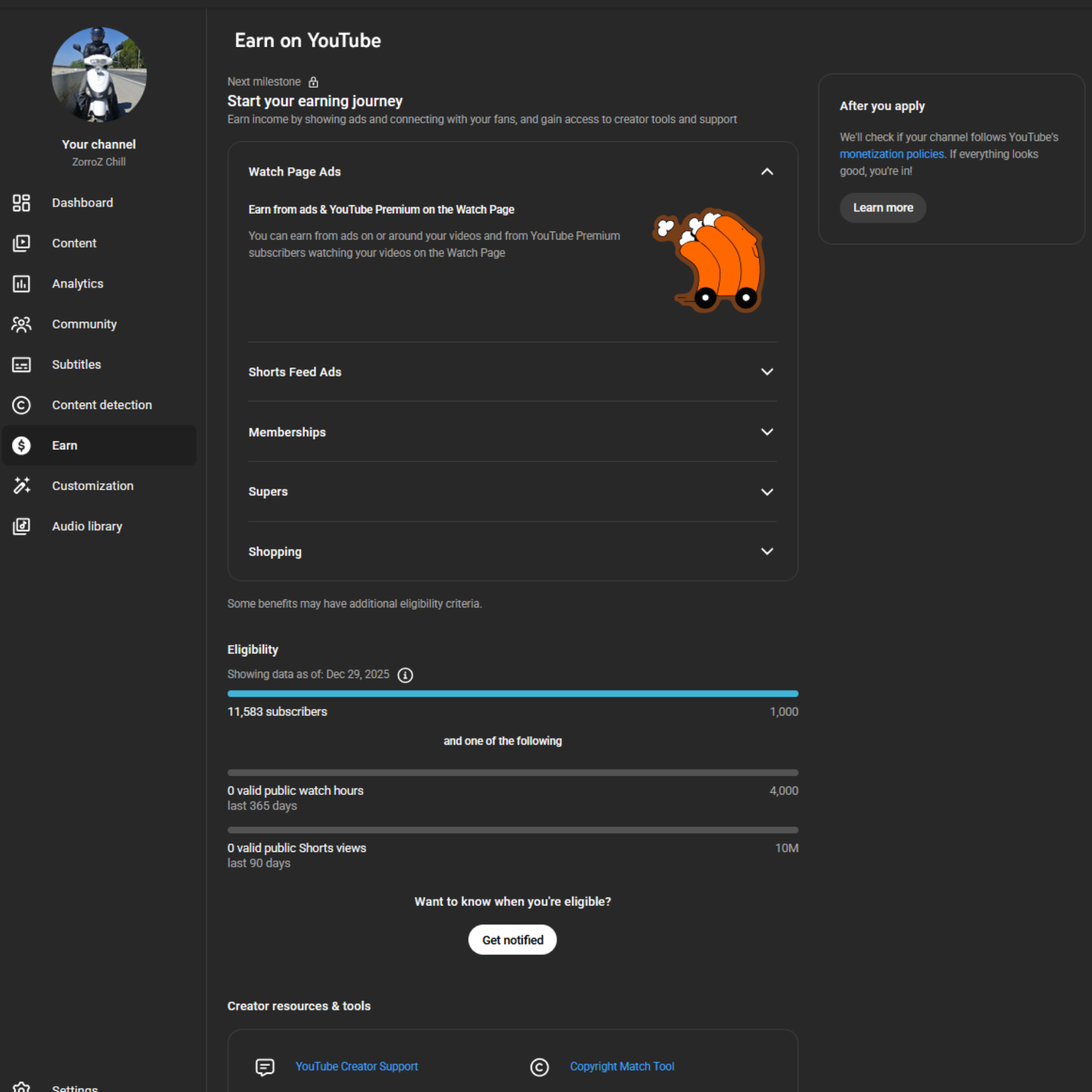 Youtube Channel 11k Subscribers - ChannelMarketHub
